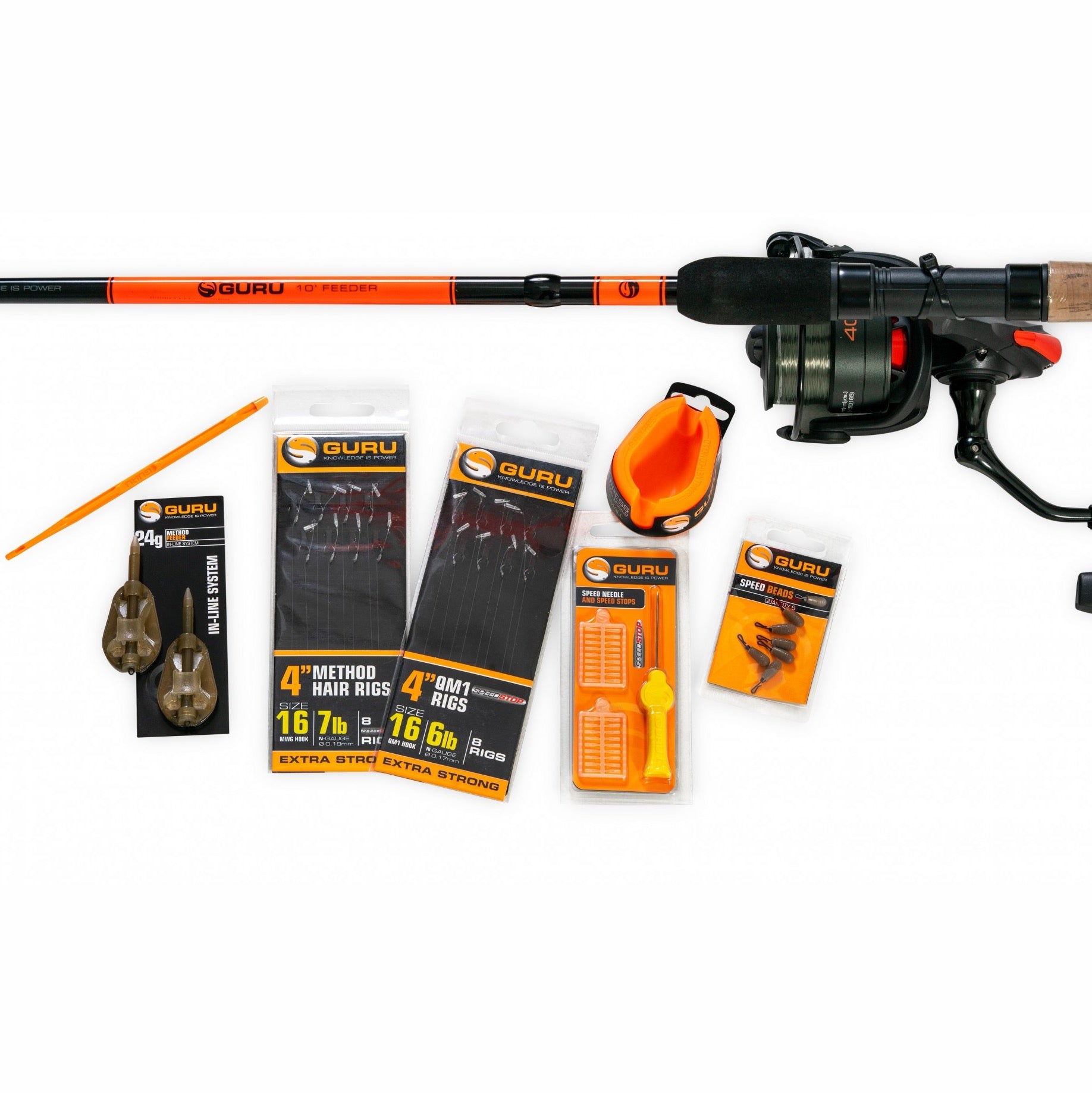 Guru 10' Feeder Rod And Reel Combo - Feederhengel pakket - Carpshop24