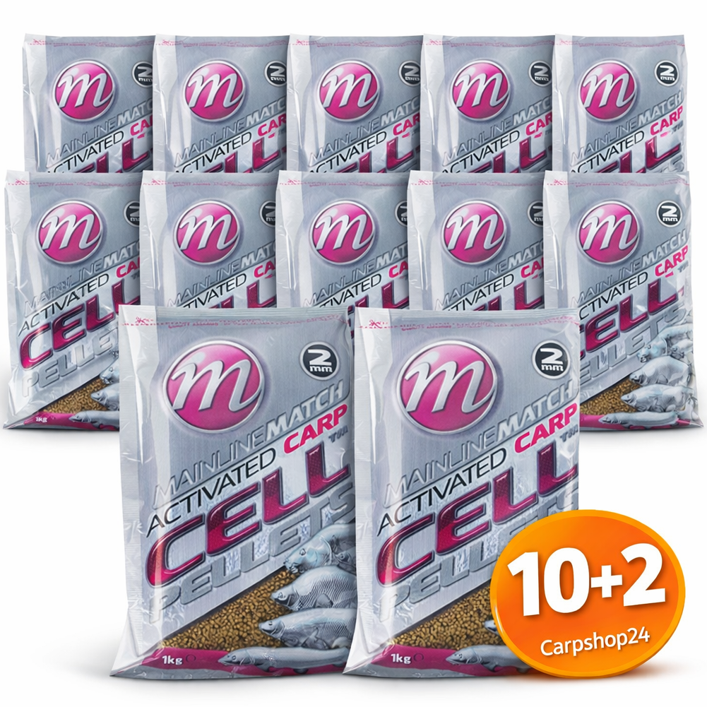 2mm Match Activated Carp Cell Pellets - 1kg - 10 + 2 GRATUITS 🎁 Offres ...